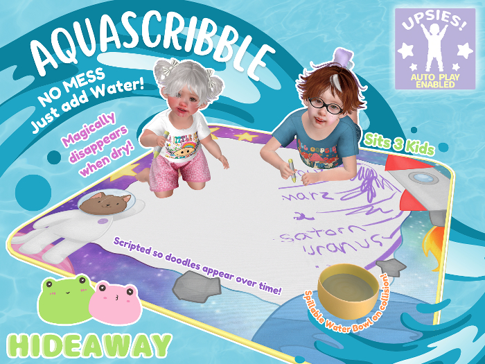 Second Life Marketplace - [Hideaway] Aquascribble - Space